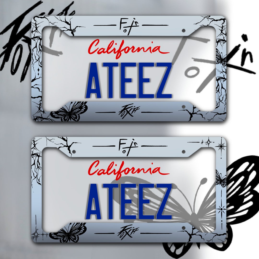 FIXON/OFF License Plate Frame/ ANITEEZ License Plate Frame/ Custom ...