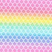 Pastel Rainbow Mermaid Scales by Fabric Traditions Cotton Quilting ...
