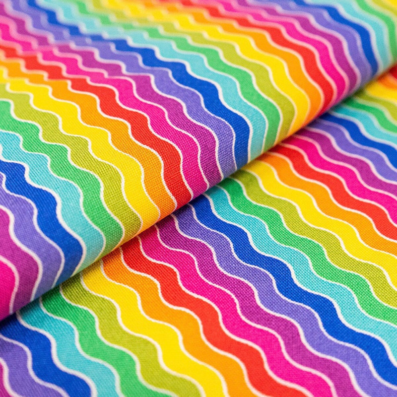 Rainbow Fabric - Etsy