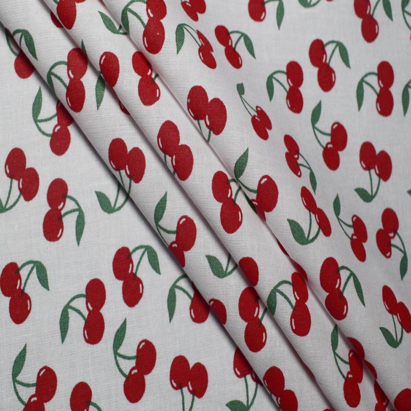 Cherry Fabric - Etsy