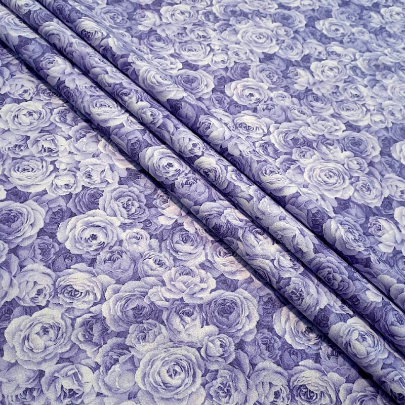 Rose Cotton Fabric - Etsy