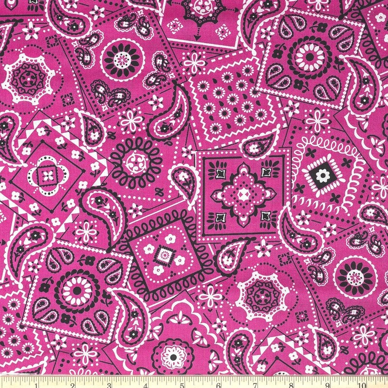 Pink Bandanas - Etsy