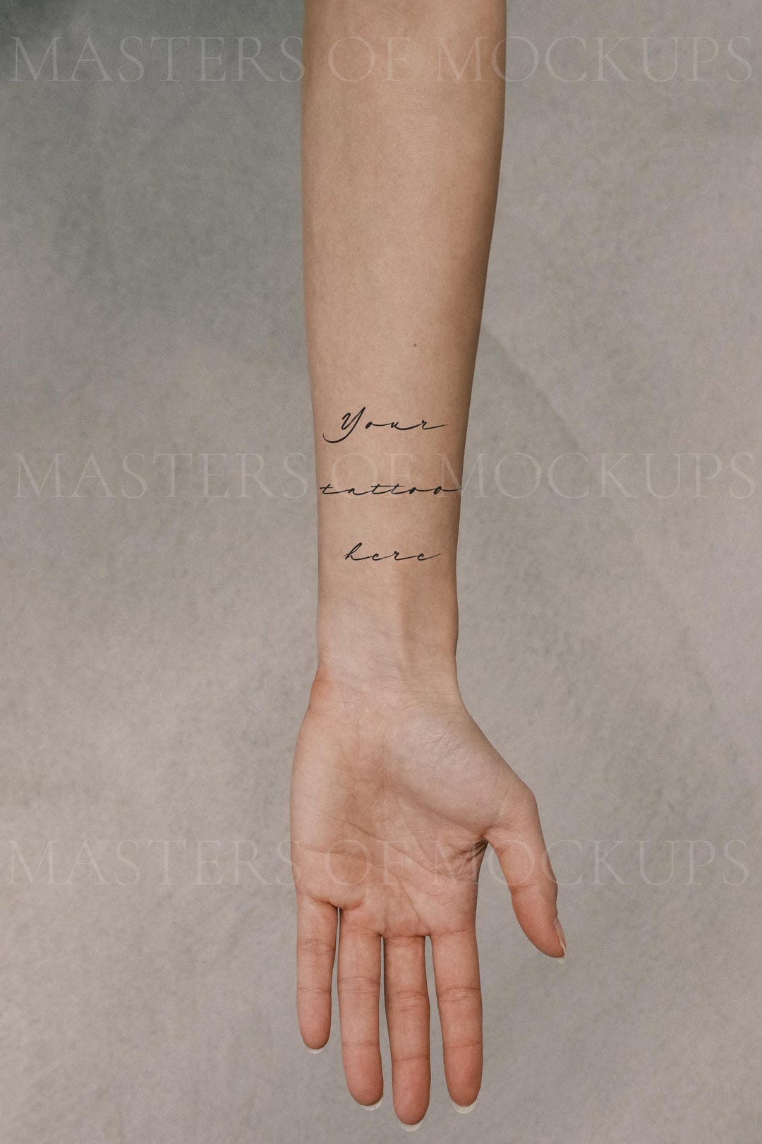 Forearm & Hand Tattoo Mockup for Artists | Realistic Tattoo Placement ...