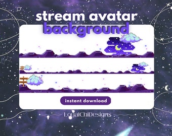 Sunrise Cabin Stream Avatar Background | Graphic Overlay | Twitch ...