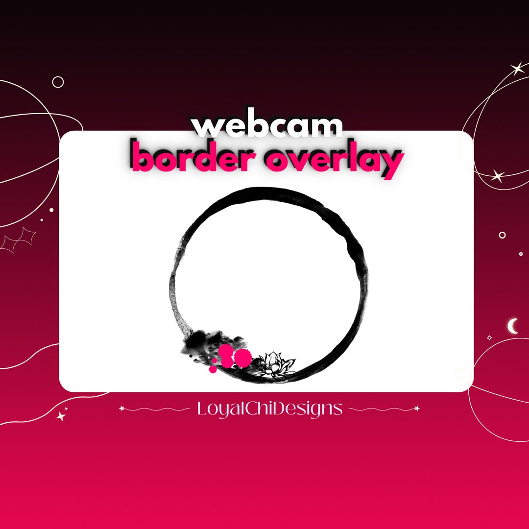 Asian Paint Border Frame Webcam Overlay Avatar Border - Etsy