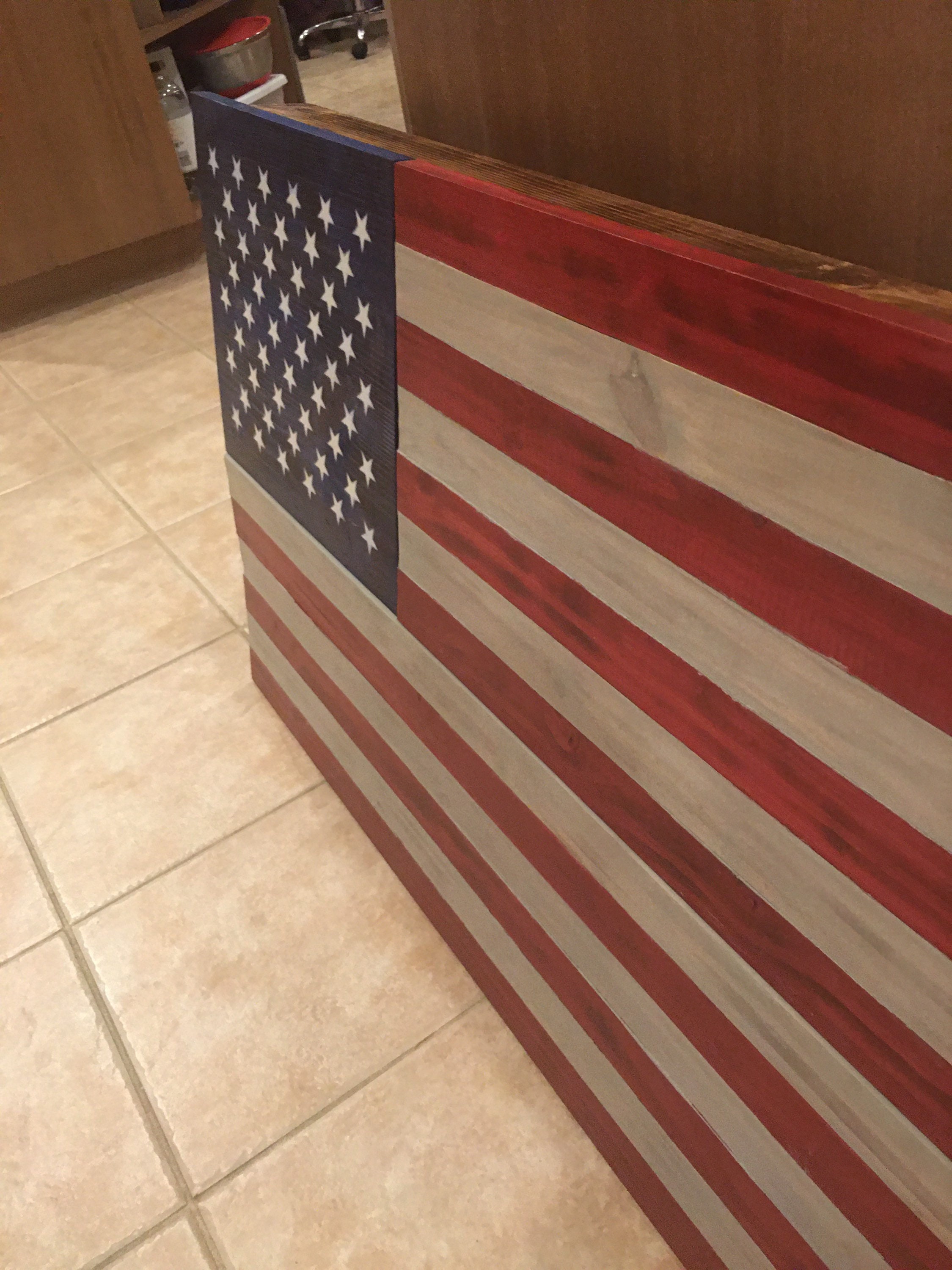 Hidden Gun Storage - Large American Flag - Etsy