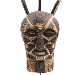 Mask Wood Tetela Congo - Etsy