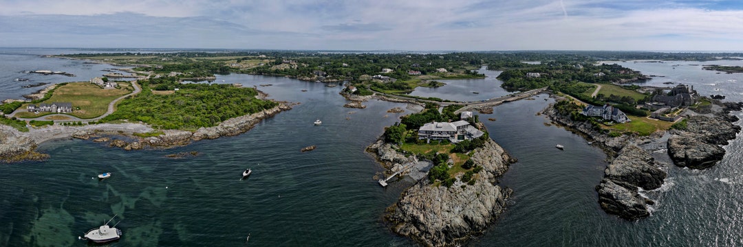 Ocean Drive Newport Rhode Island Panorama- Digital Print - Etsy