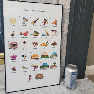 Venezuelan Alphabet Venezuela's Abc's - Etsy