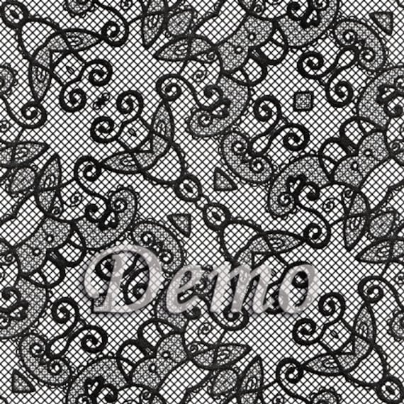 Black Lace Texture Seamless