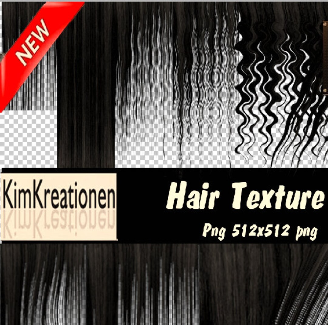 Procreate Hair Textures | Women Hair Procreate Texture Seamless Brushes ...