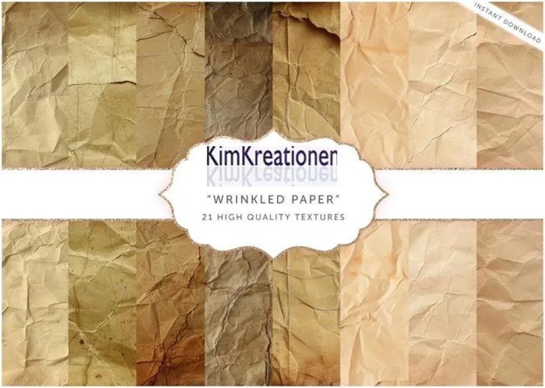 Wrinkled Paper Texture, Old Paper Texture, Scrapbook Texture, Vintage ...