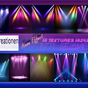10 Colorful Stage Lighting Overlays - Colorful Spotlight Overlays ...