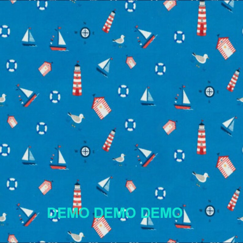 Nautical Digital Paper Sea Digital Paper Nautical Pattern Navy Blue Red ...