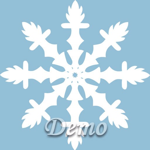 Snowflake Alpha Png Texture, Snowflakes Bundle, Seamless Tileable ...