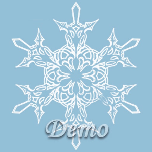 Snowflake Alpha Png Texture, Snowflakes Bundle, Seamless Tileable ...