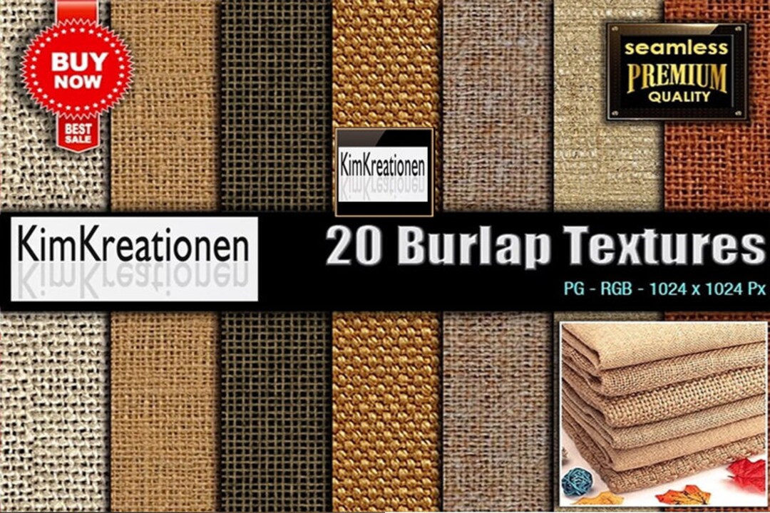 Burlap Digital Paper - Basic Burlap Textures - Burlap Backgrounds ...