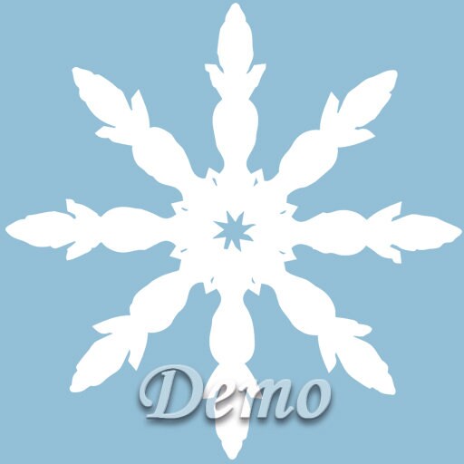 Snowflake Alpha Png Texture, Snowflakes Bundle, Seamless Tileable ...