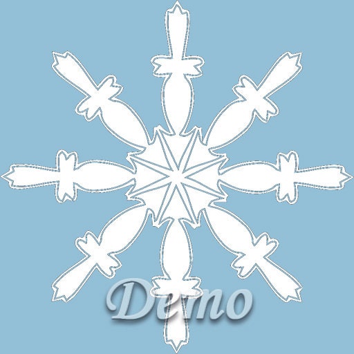 Snowflake Alpha Png Texture, Snowflakes Bundle, Seamless Tileable ...