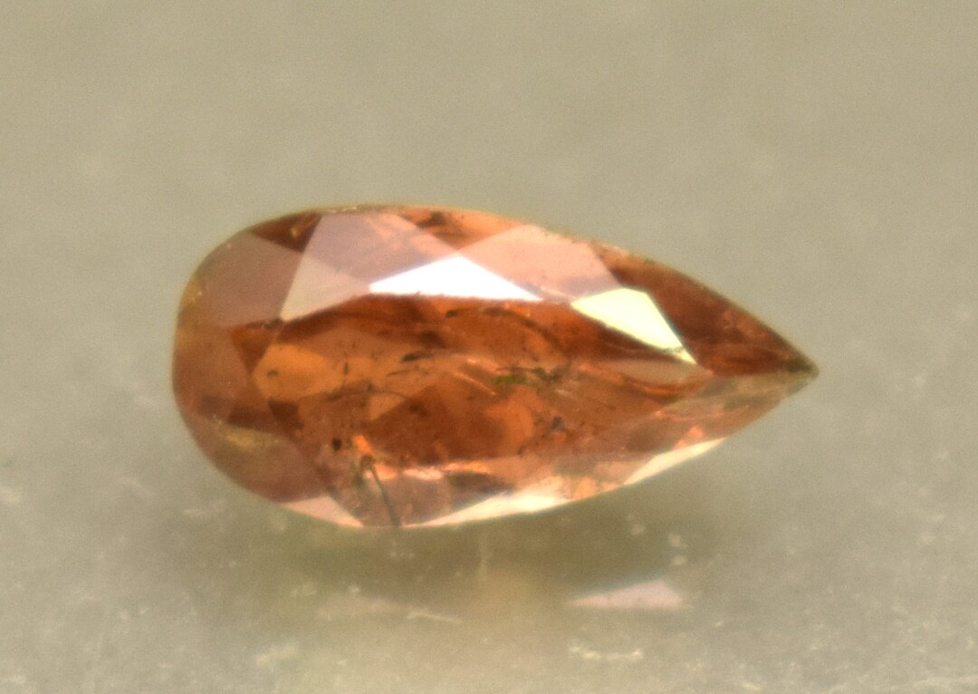 Rare Orange Green Certified Andalusite 1.70 Ct Pear Cut Loose Gem Stone ...