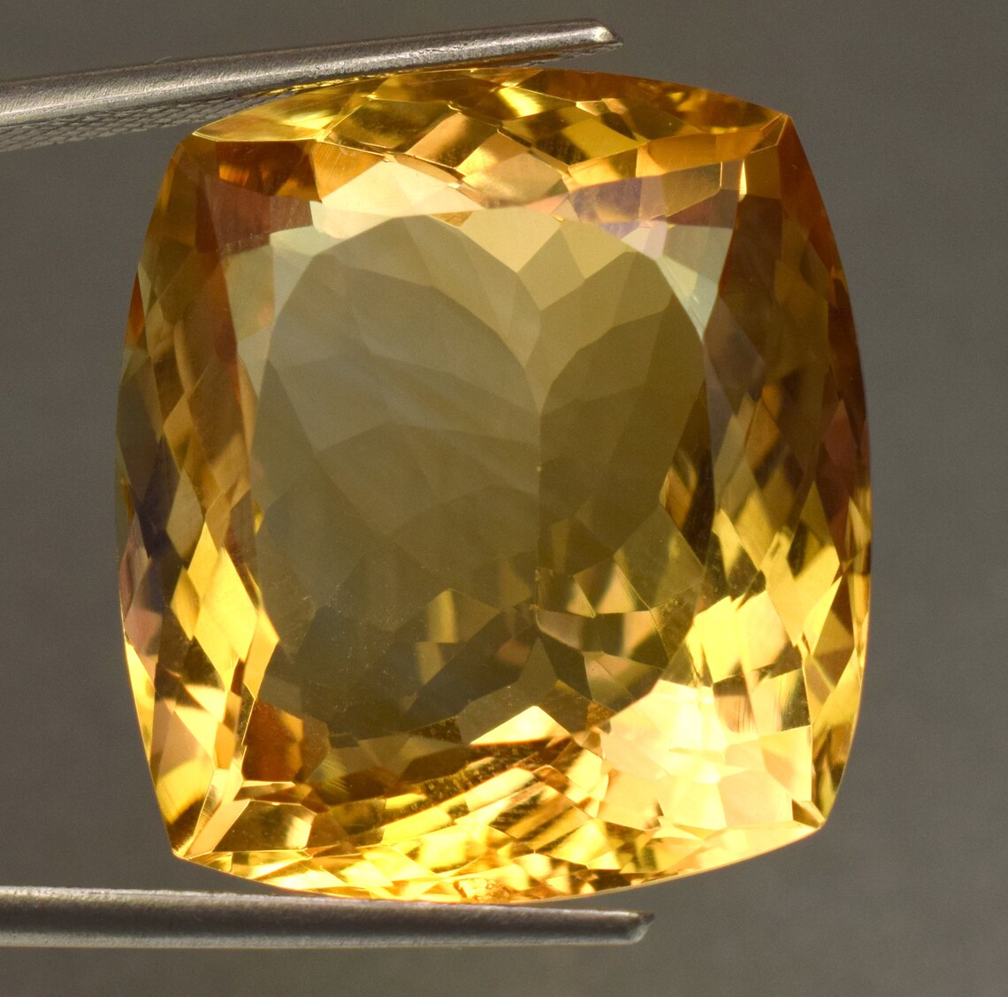 37.20 Ct Natural Yellow Citrine Loose Gemstone: Cushion Cut - Etsy
