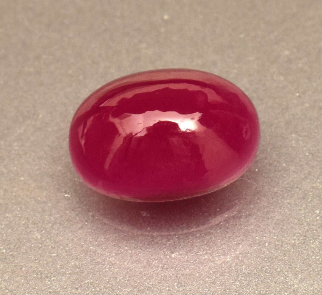 Natural Red Ruby Cabochon 9.40 Ct Oval Shape Cabochon for Ring Use - Etsy