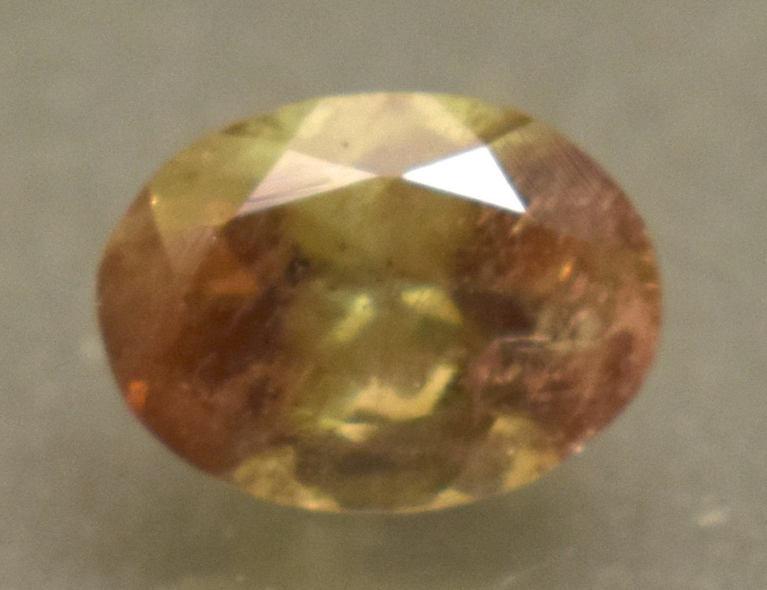 Rare Orange Green Certified Andalusite 1.70 Ct Oval Cut Loose - Etsy