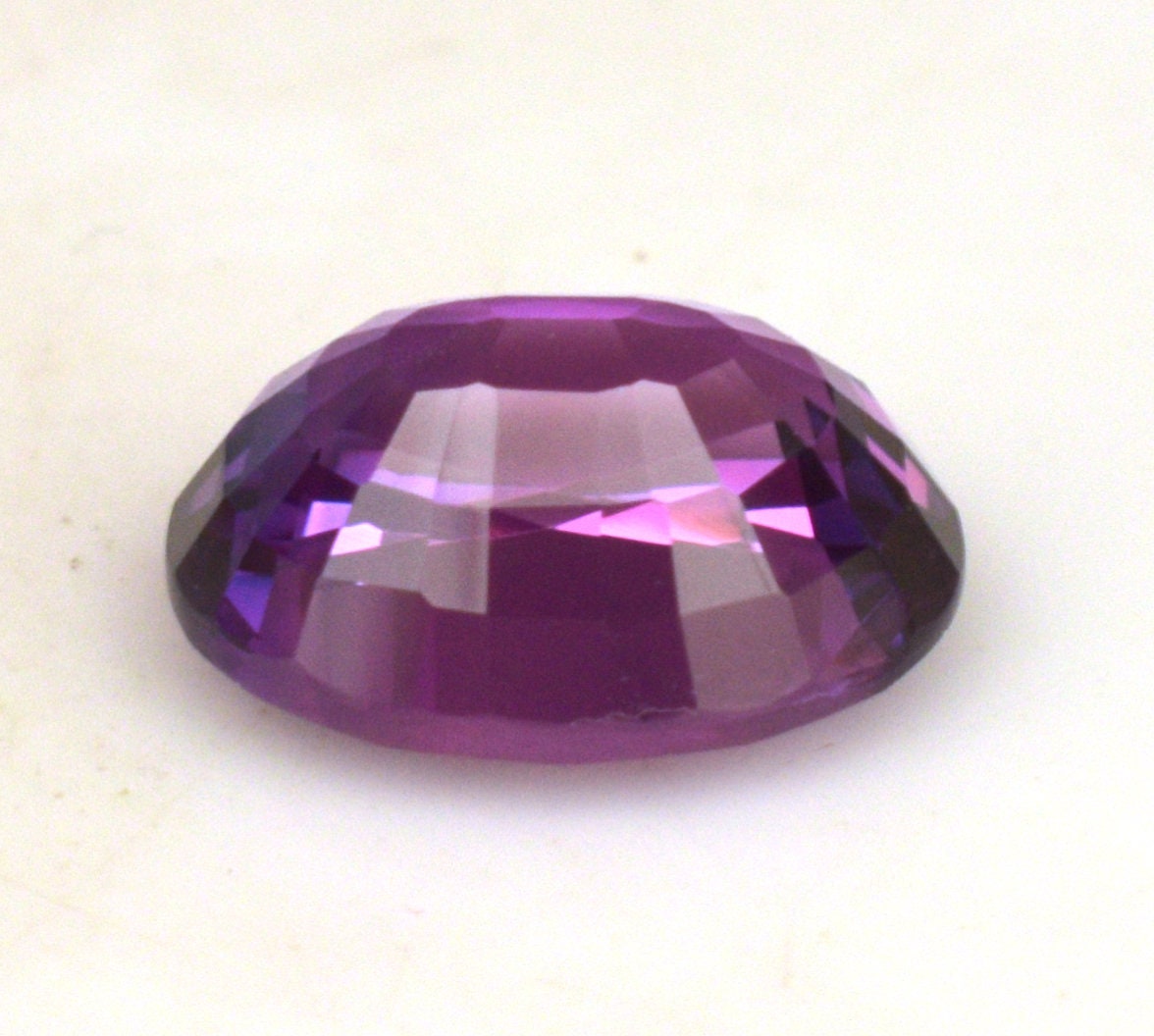 Natural Purple Pink Bio Color Sapphire 4.75 Ct Certified Oval - Etsy UK