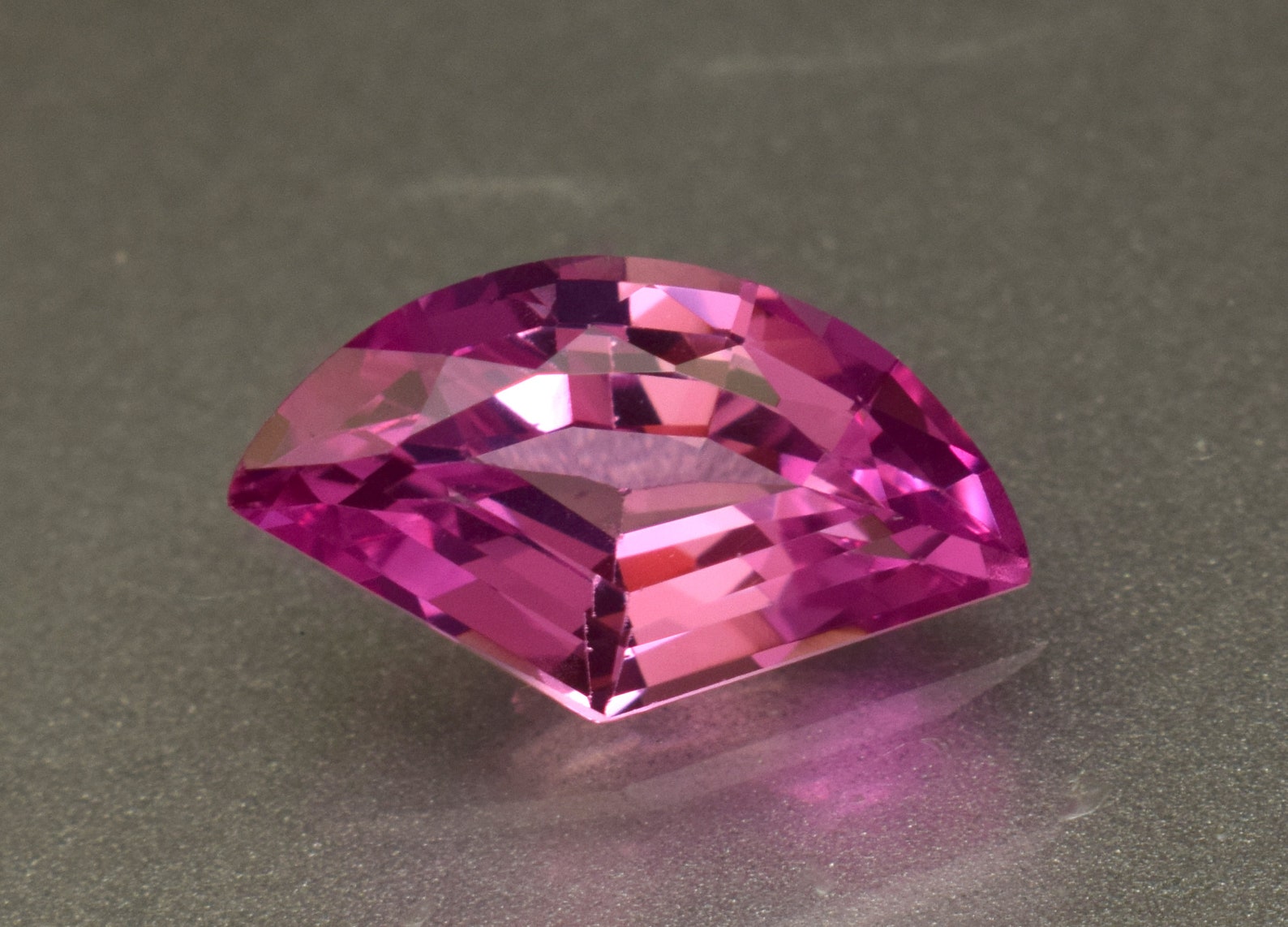 Natural Certified Pink Sapphire Triangle Cut Loose Gemstone 5 | Etsy