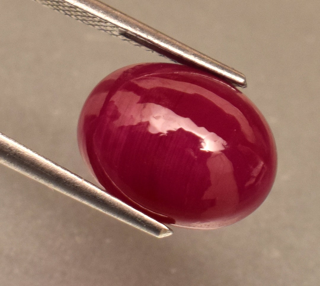 Natural Red Ruby Cabochon 9.90 Ct Oval Shape Cabochon for Ring Use - Etsy
