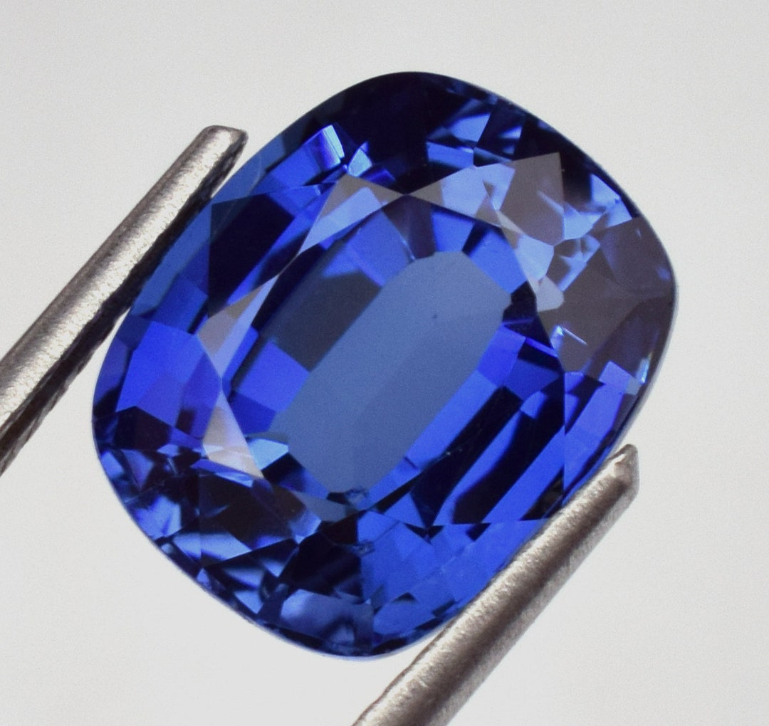 Natural Diffuse Sapphire Certified Gem Stone 8.70 Ct Cushion Cut Loose ...