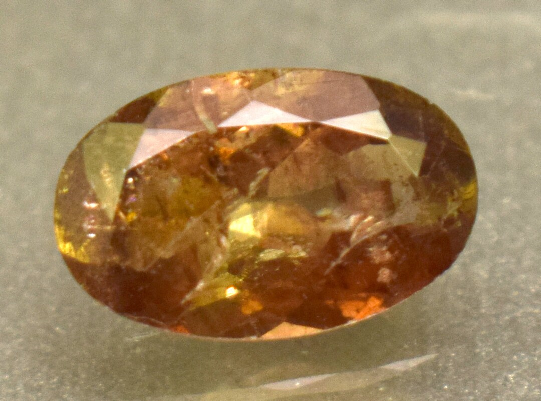 Rare Orange Green Certified Andalusite 1.60 Ct Oval Cut Loose - Etsy UK