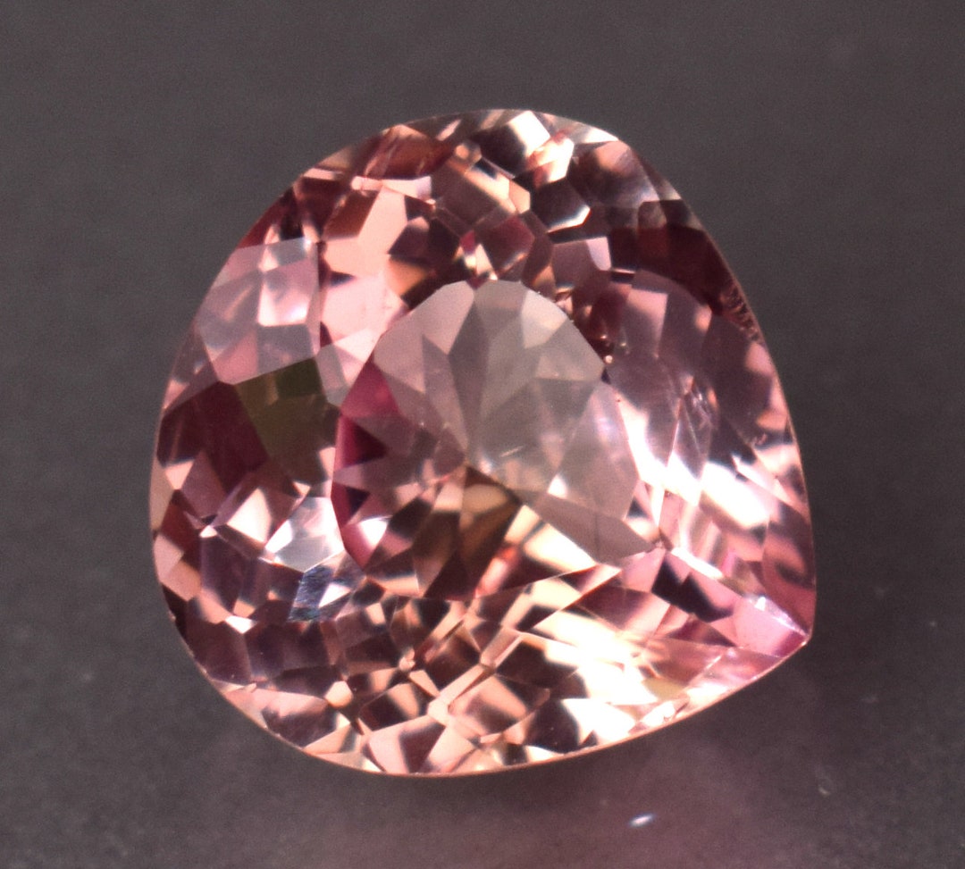 Padparadscha Sapphire 7.55 Ct Heart Cut Loose Gemstone for - Etsy