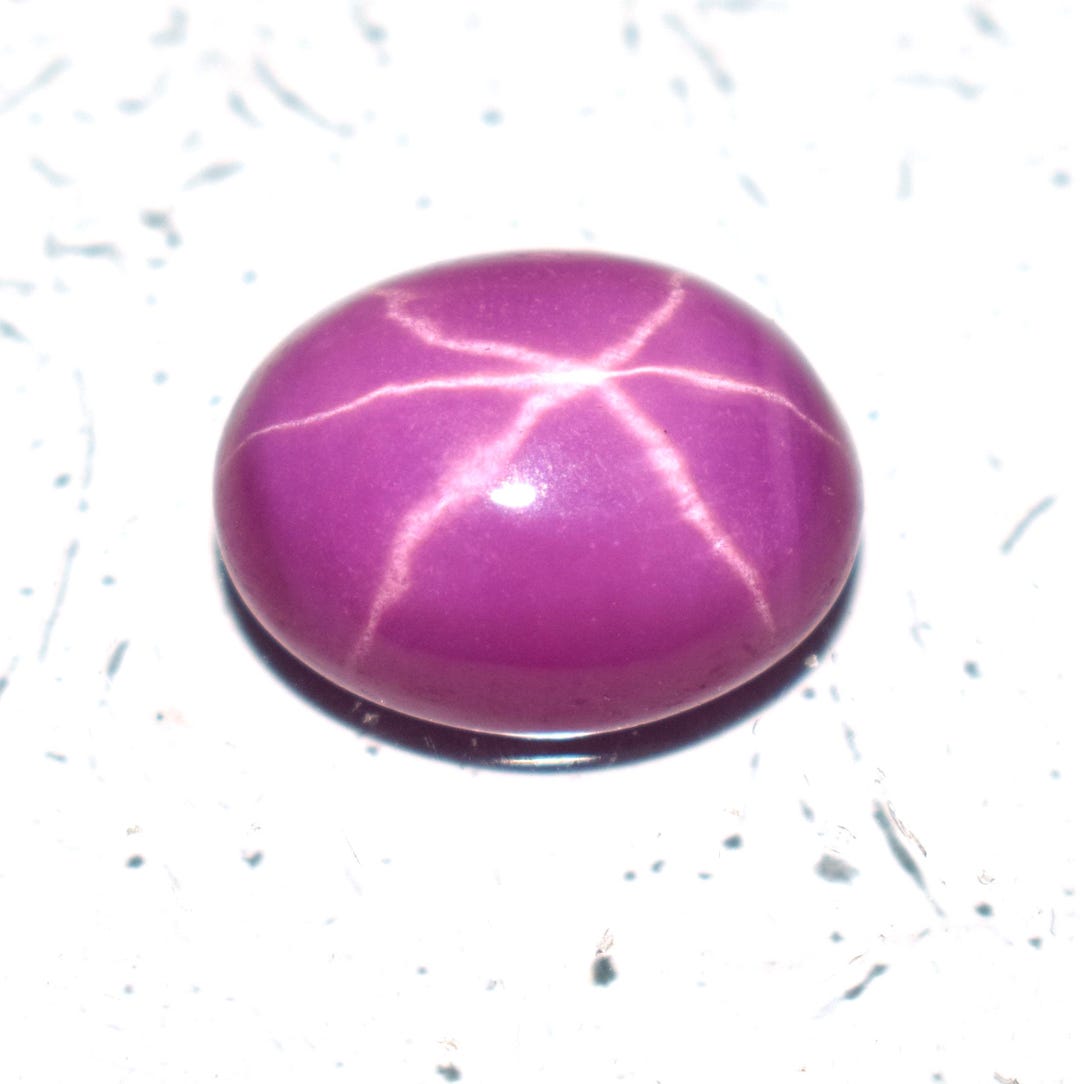 Natural Red Ruby Star 4.85 Ct Oval Shape Cabochon for Ring Making - Etsy