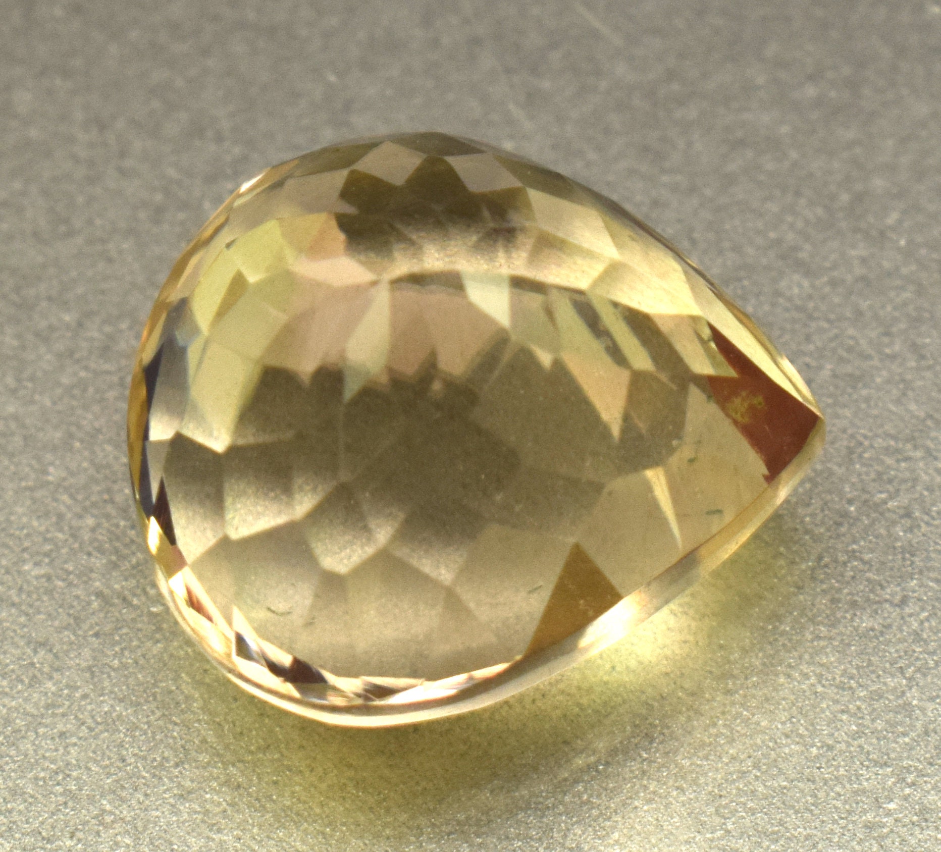 Natural Certified Lite Yellow Citrine 12.75 Ct Brilliant Cut | Etsy