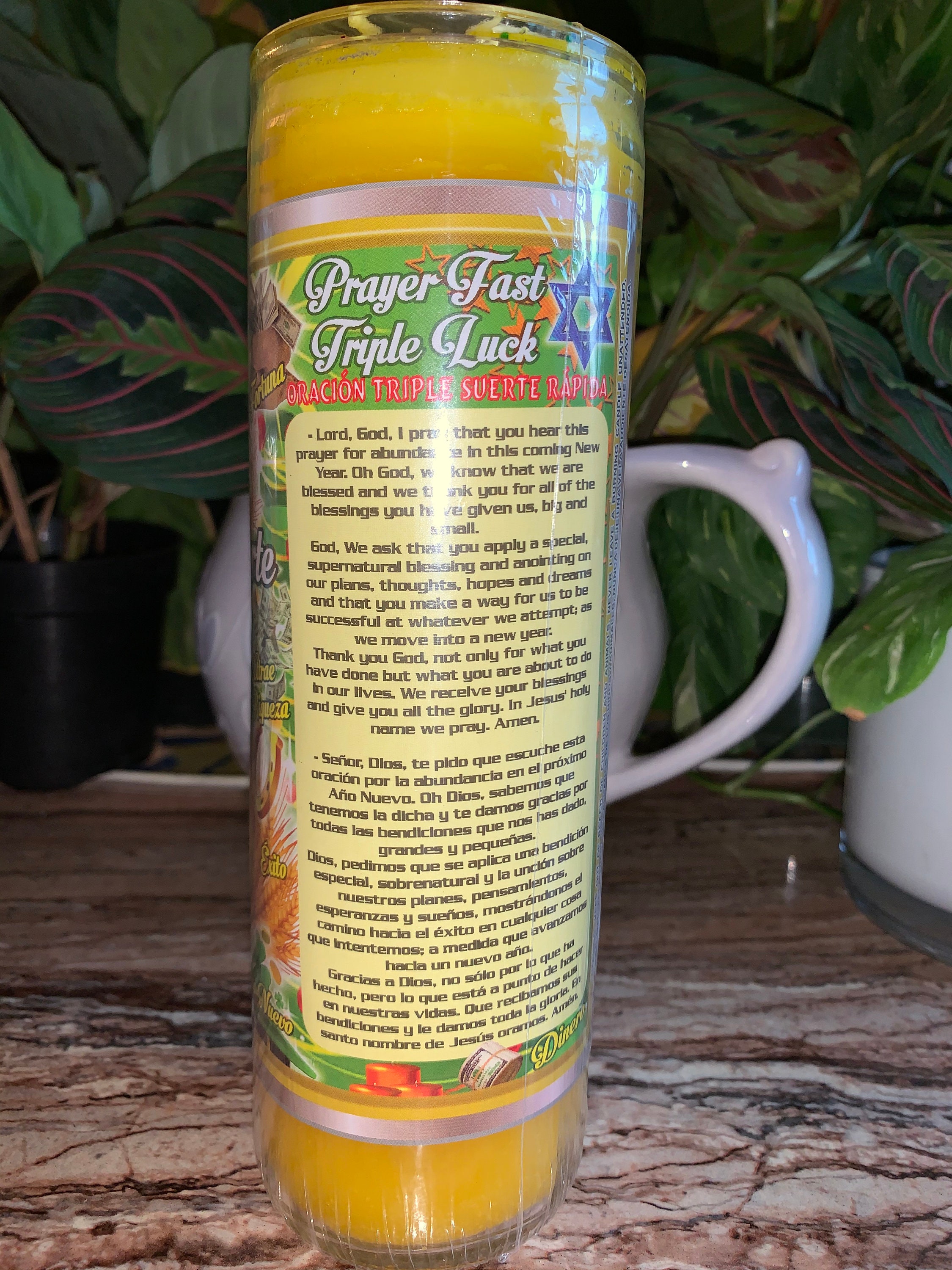 Triple Luck 7day Candle/suerte Rapida - Etsy