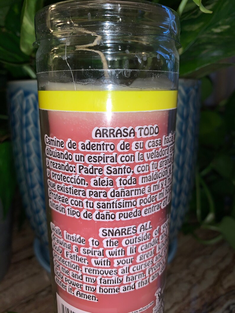 VELADORA AROMATICA Arrasatodo/snares All - Etsy