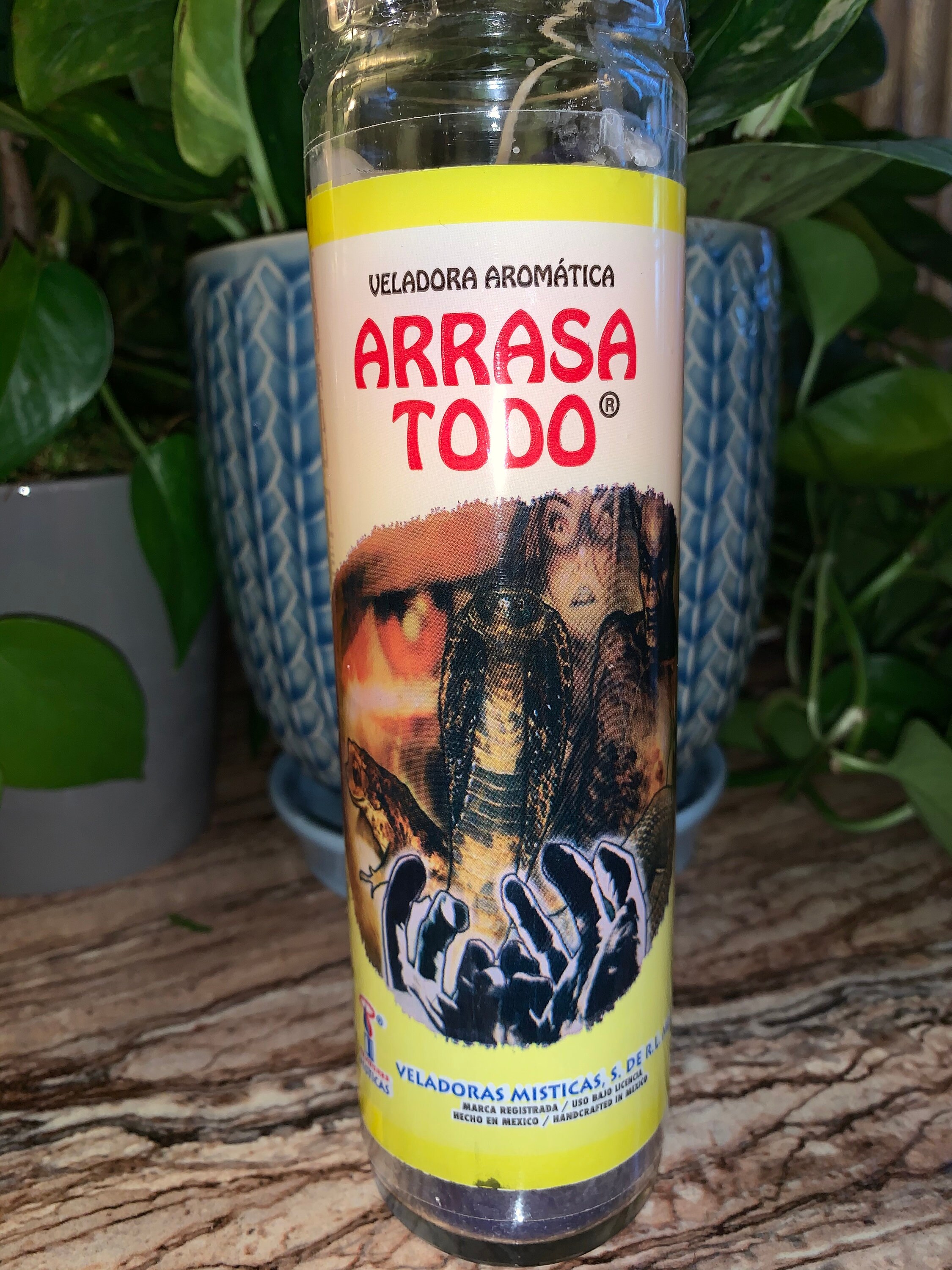 VELADORA AROMATICA Arrasatodo/snares All - Etsy