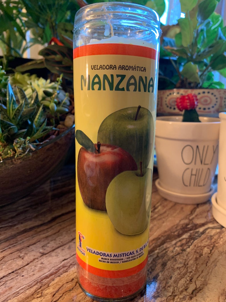 VELADORA AROMATICA Apple/manzana - Etsy