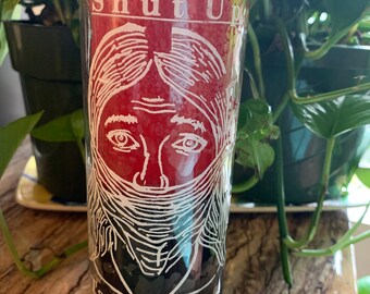 Shut Up/tapa Boca Ritual Candle/veladora Black and Red - Etsy