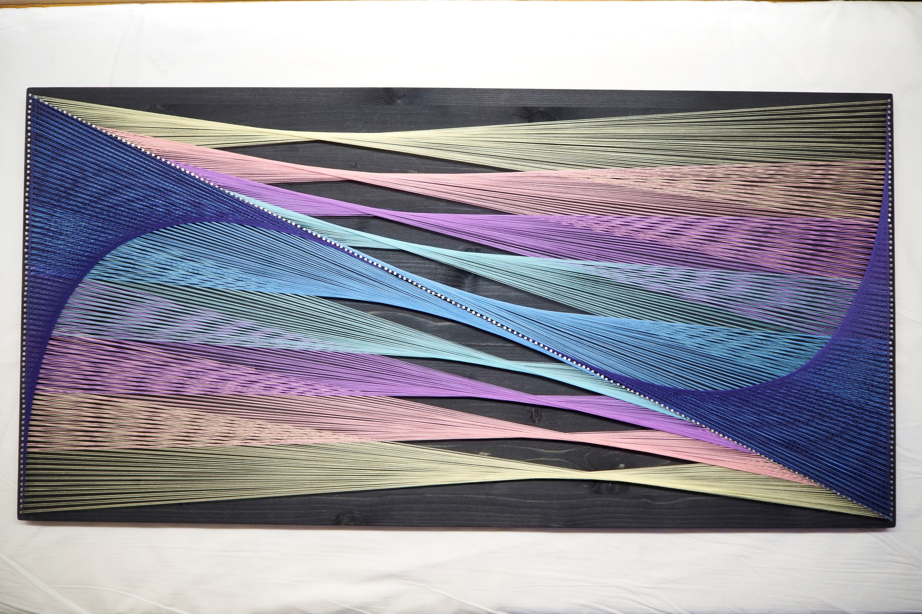 Waves string art interior wall hanging spiritual wall | Etsy