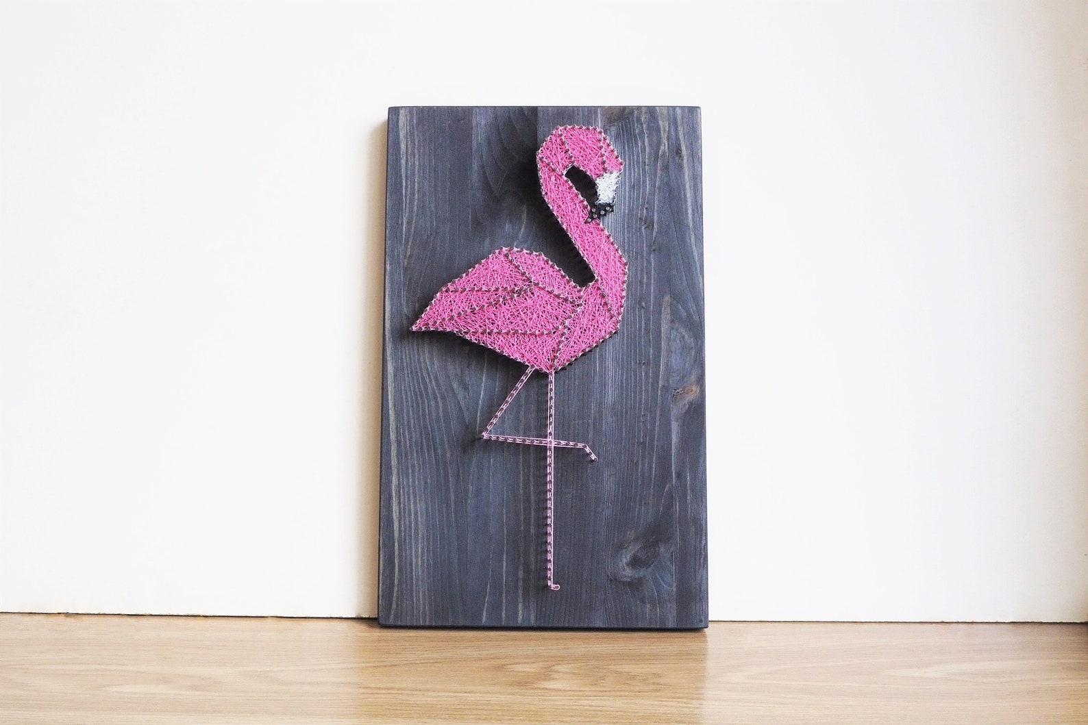 Flamingo String Art Flamingo Wall Art Wire Art Flamingo | Etsy