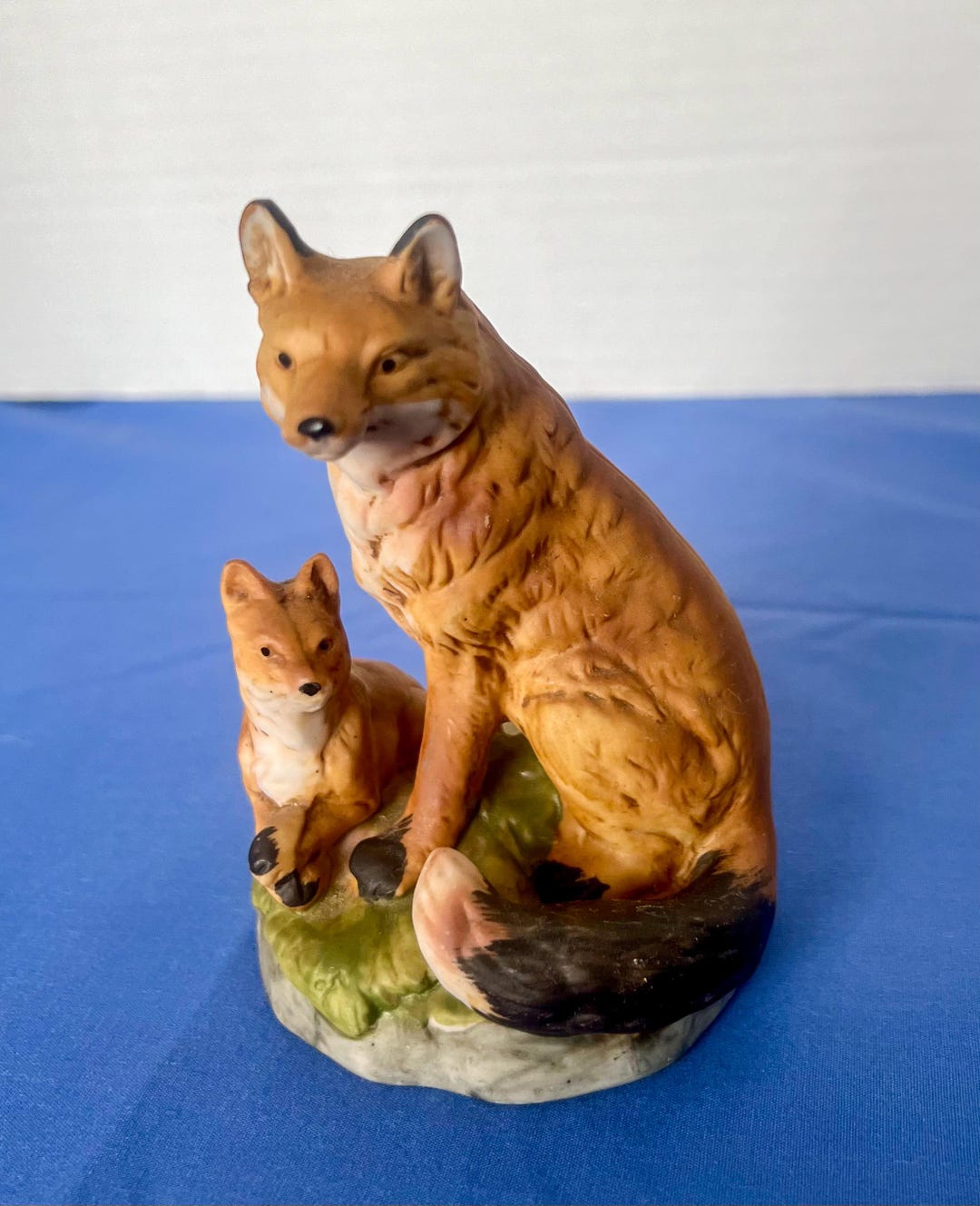 Vintage Fox Figurine Ceramic - Etsy