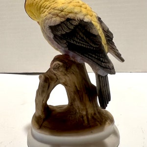 Vintage Lefton Bird Figurine Gold Finch - Etsy