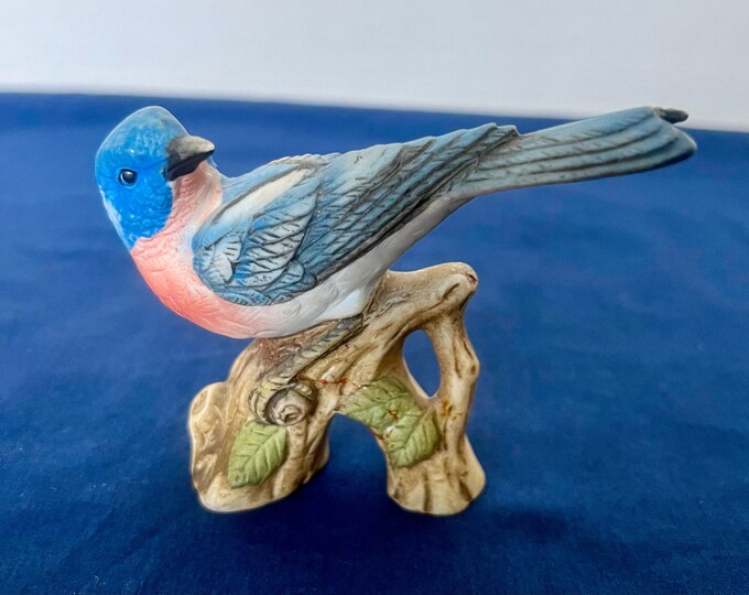 Vintage Lefton Blue Bird Figurine - Etsy