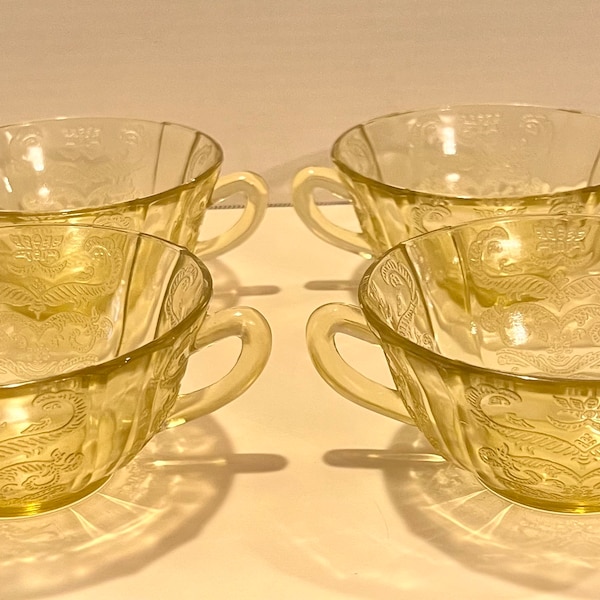 Federal Glass Madrid Etsy