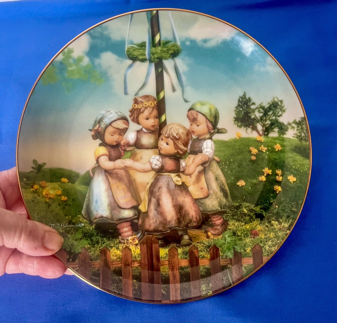 Hummel Plate by the Danbury Mint Maypole - Etsy