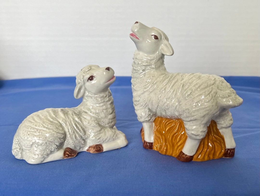 Vintage Sheep Salt and Pepper Shakers - Etsy
