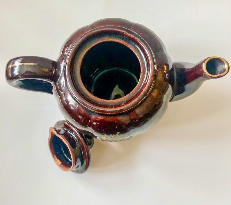 Vintage Moriage Personal Teapot Hand Painted - Etsy