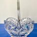 Vintage Crystal Basket With Wire Handle by Price Creations West Germany ...